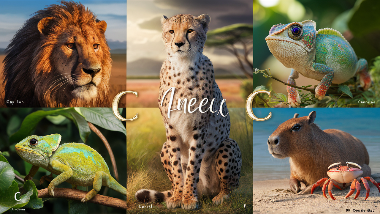Liste des animaux commençant par C