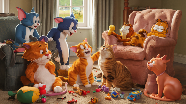 Chats dans les dessins animés : les félins célèbres du petit écran